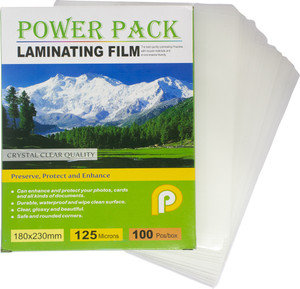 Power Pack Plus 180x230mm 125Micron (100 Sheets inside the Pack ...