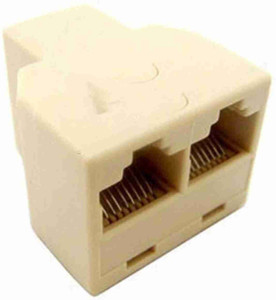 SVDK RJ11 Connector Telephone Wall Jack Splitter, Triplex LAN Network ...