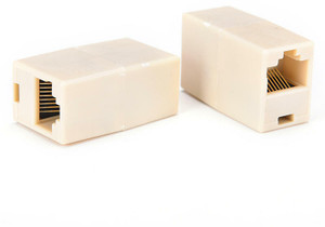 TAAPSEE 2pcs RJ45 CAT5 Coupler Plug Network LAN Cable Extender ...