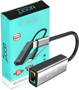 UPort Type C to LAN Gigabite 3.0 100/1000MBPS Wired USB Lan Adapter ...