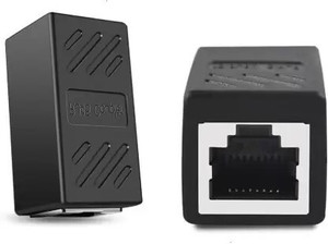 VRISH 2 Pack RJ45 Coupler ethernet cable coupler LAN connector Extender ...