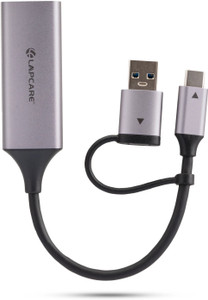 LAPCARE 2 in 1 Type C and USB 3.0 Gigabit Ethernet Adapter(LC-123 ...