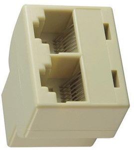 TBS 1 to 2 Ways RJ45 LAN Ethernet Network Cable Female Splitter ...