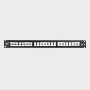 MX 24 Port CAT5E Patch Panel with IO Without Shutter & with Cable ...