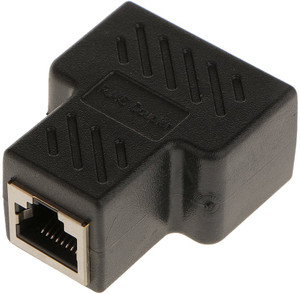 TBS 1 to 2 Port RJ45 LAN Ethernet Network Connector Splitter Adapter ...