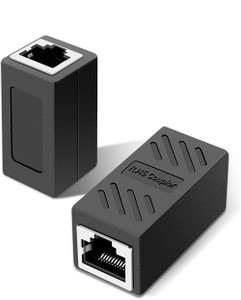 TERABYTE Lan Jointer, RJ45 connector, Coupler Plug Network Cat5 Cat6 ...