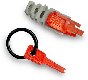 MX RJ-45 LOCKABLE BOOT SUITABLE FOR ,CAT5e , CAT6 ,CAT6a,Cat7 Network ...