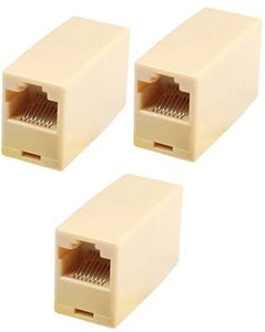 TAAPSEE 3Pack RJ45 CAT5 Coupler Plug Network LAN Cable Extender ...