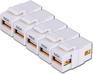 MX USB 2.0 Inline Coupler F/F Extender Plug, Compact Design and GP ...