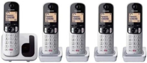 Panasonic WIRELESS INTERCOM 5 EXTENSIONS WITH CALLER ID & SPEAKERS ...