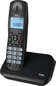 HOLA TC 700 Cordless Phone Black Cordless Landline Phone Price in India ...