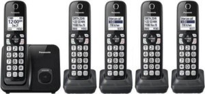 Panasonic WIRELESS INTERCOM 5 EXTENSION WITH HANDSET Cordless Landline ...