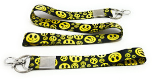 Key Era Smiley Id Card Holder Satin Fabric Keychain Mini And Long ...