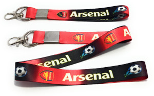 Key Era Arsenal Football Club Set Of 2 Fabric Keychain And Id Tag ...
