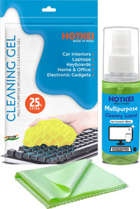 HOTKEI Multipurpose Laptop Keyboard Cleaner Cleaning Kit Gel + Liquid ...