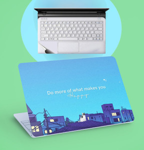 SDM 2IN1 SET OF BACK LAPTOP LAMINATION, PALMREST SKIN 14-16INCH-084 ...