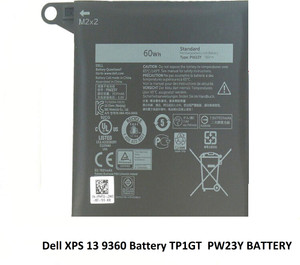 SOLUTIONS-365 COMPATIBLE XPS 13 9360 Battery TP1GT PW23Y BATTERY FOR ...