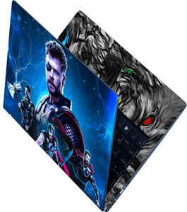 Flipkart SmartBuy Full Body Laptop Skin Sticker - Angry Thor Blue ...