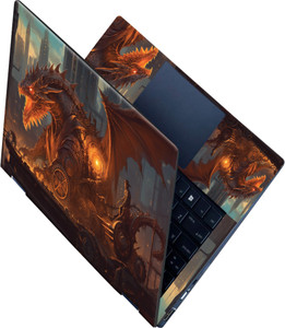 SCOTLON All panel_ Dragon steam engine_Premium Laptop Skin Vinyl Laptop ...