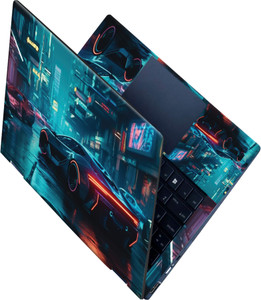SCOTLON All Panel_Cyberpunk city car_Premium Laptop Skin Vinyl Laptop ...