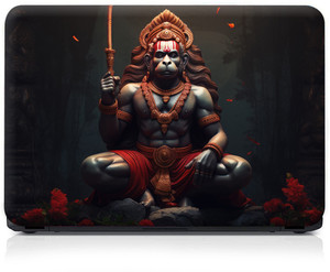 Anweshas Laptop Skin Fits Laptops Size Upto 15.6 inches - Lord Hanuman ...