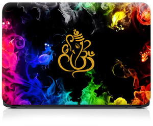 FineArts Laptop Skin Fits Laptops Size Upto 15.6 inches - Golden Ganesh ...