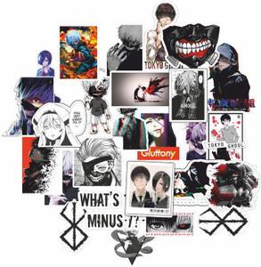 Yuckquee Anime Tokyo Ghoul Laptop Stickers for Laptops, Car, Motorcycle ...