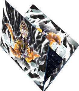 Techfit Full Body Laptop Skin Upto 15.6 Inches - Zenitsu Agatsuma Cool ...