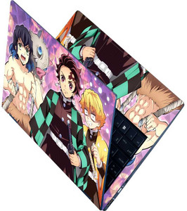 Techfit Full Body Laptop Skin Upto 15.6 Inches - Anime Demon Slayer ...