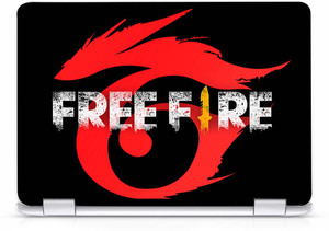 POINT ART Laptop Decal Sticker - Free Fire Logo Vinyl Laptop Skin ...