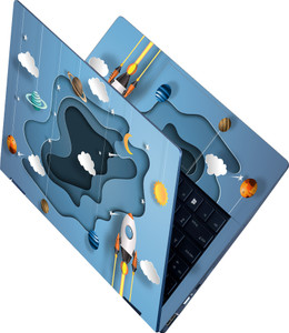 Anweshas Full Body Laptop Skin Sticker - Space Art Light Blue Self ...