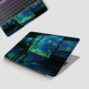 Yuckquee Demon Slayer Anime Full Body Vinyl Laptop Skin 17.3 P-24 Vinyl ...