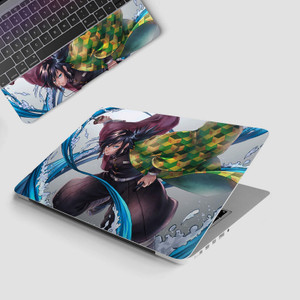 Yuckquee Demon Slayer Anime Full Body Vinyl Laptop Skin 13.3 P-1 Vinyl ...