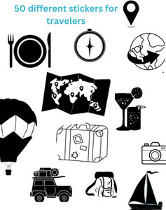 Cherry picky traders Stock market stickers pack of 50pcs Vinyl Reusable ...