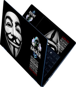 Anweshas Full Body Laptop Skin Sticker - Hacker Face No Body Quotes ...