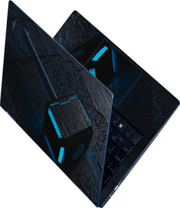 Anweshas Full Body Laptop Skin Sticker - Thor Blue Neon Hammer_Uv Self ...