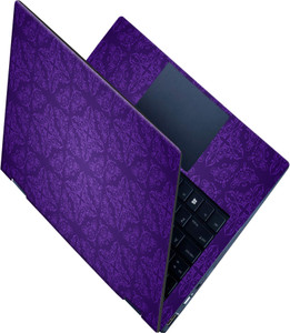SCOTLON _All Panel_Violet shape flower pattern_ Vinyl Laptop Decal 15.5 ...