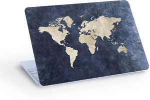 PRINTHUBS World Map Skin Decal Sticker For Laptop All Models Scratch ...