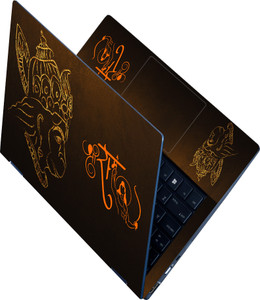 Flipkart SmartBuy Full Body Laptop Skin Sticker - Golden Hanuman Shree ...