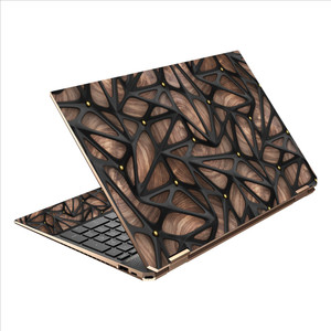 crowntrendz Laptop Skin 3d design Adhesive Vinyl HD Print Laptop Skin ...