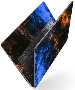 Techfit Full Body Laptop Skin Fits Size Upto 15.6 Inches - Smoke Marble ...