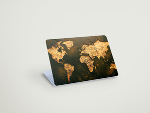 SDM VInyl Laptop Skin (world Map) Decal 15.6 inch Vinyl Laptop Decal 15 ...
