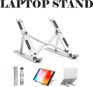 2N2 PORTABLE & COOL LAPTOP STAND FOR DESK & FLOOR, ANTI SKID, STAINLESS ...