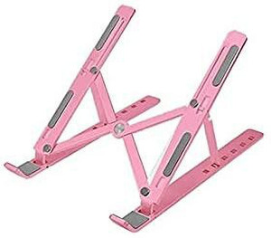 Hecton Plastic Flexible Leptop stand Plastic Floor and Desk Stand ...