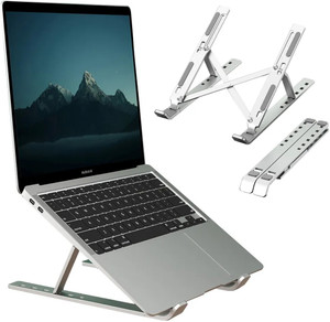 Frodiox Aluminum 6 Adjustable Foldable Portable Laptop Stand Desktop ...