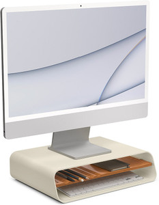 DailyObjects Mesa Monitor Stand - Ivory Mesa Monitor Stand - (Black ...