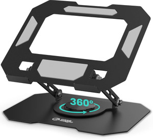 Case-Magic CM-LS-01 360° Rotating Ergonomic Laptop/iPad Stand, Foldable ...