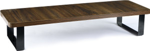 Flux Brown Monitor Stand Wooden Floor and Desk Stand Laptop Stand ...
