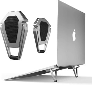 FLORICAN Portable Invisible Laptop Riser Stand | Mini Premium Metal ...