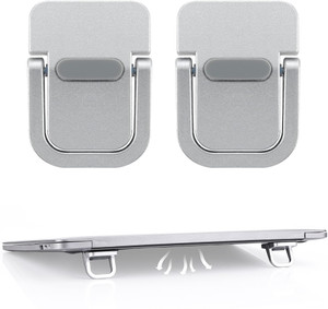 maycreate Adhesive Folding Laptop Risers Aluminum Alloy Stand Feet Pack ...